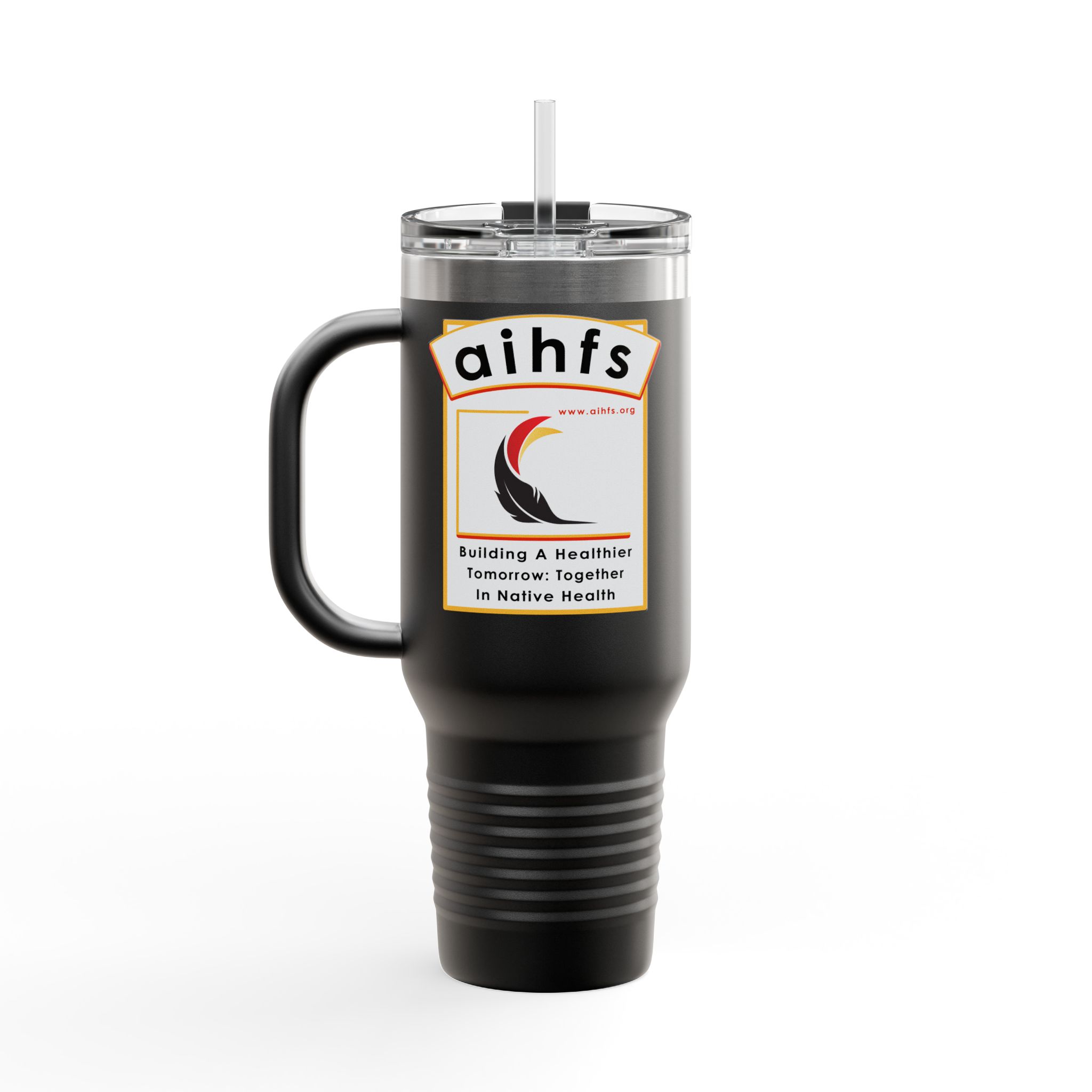 Building a Healthier Tomorrow – Insulated Travel Mug with Straw – 40oz ...